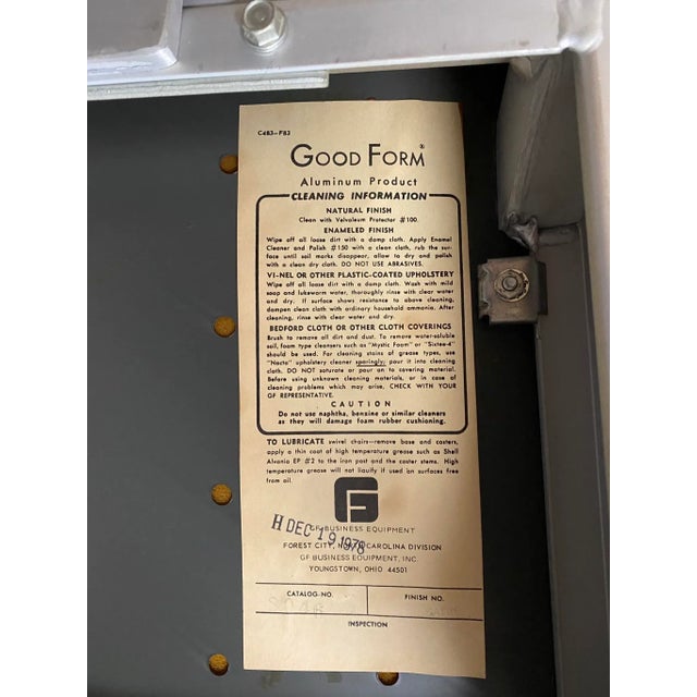 Good Form Industrial Arm Chairs-Set of Four | Chairish