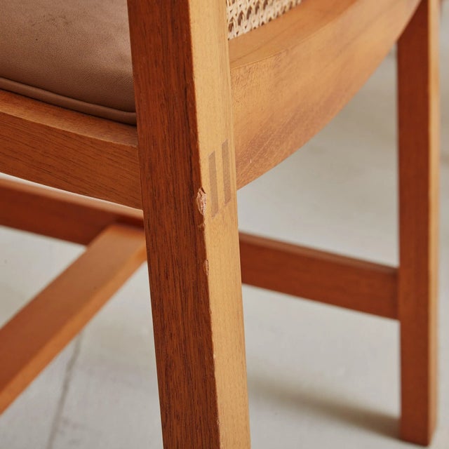 Cane Dining Chairs by Rud Thygesen and Johnny Sorensen for Botium 1980s ...