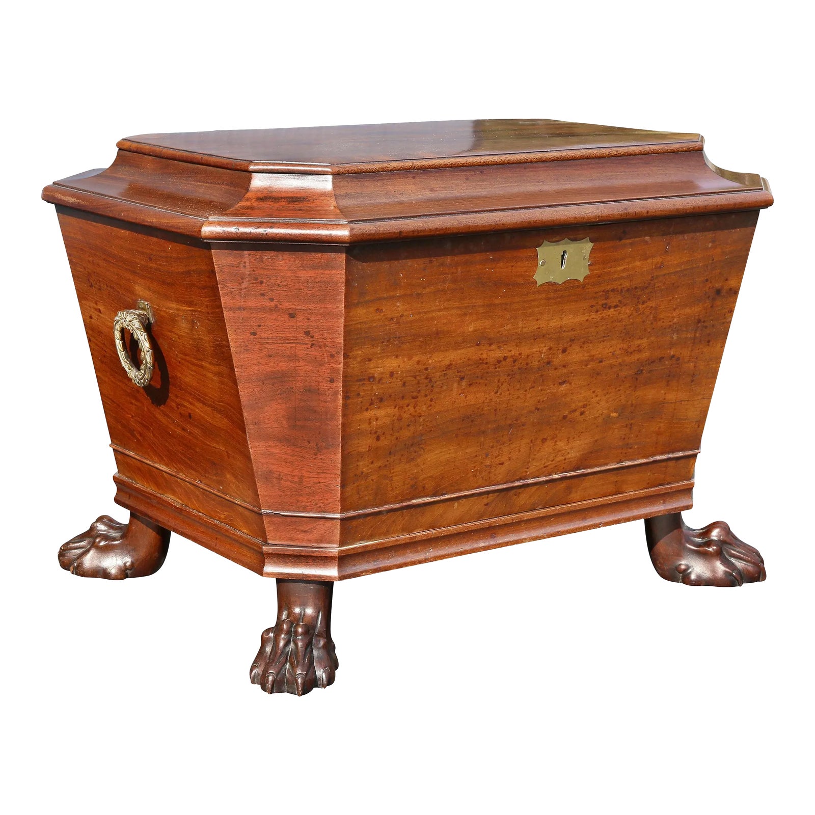 Regency Mahogany Cellarette | Chairish