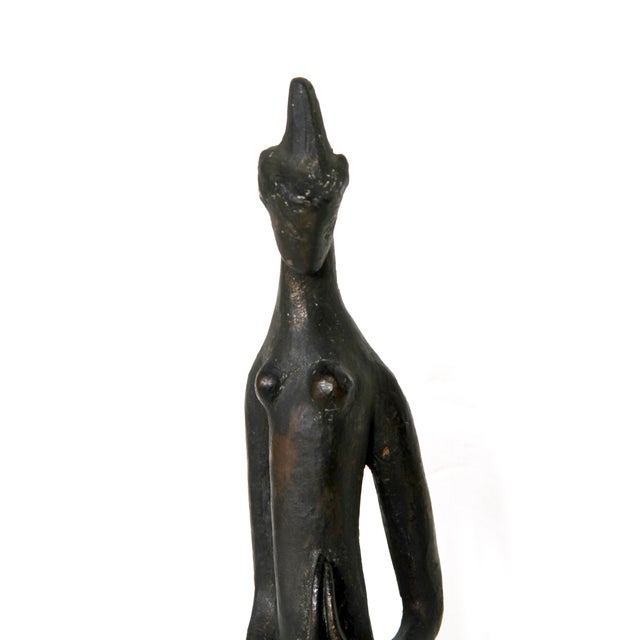 Ruth Gutman "Praying Woman" Sculpture | Chairish