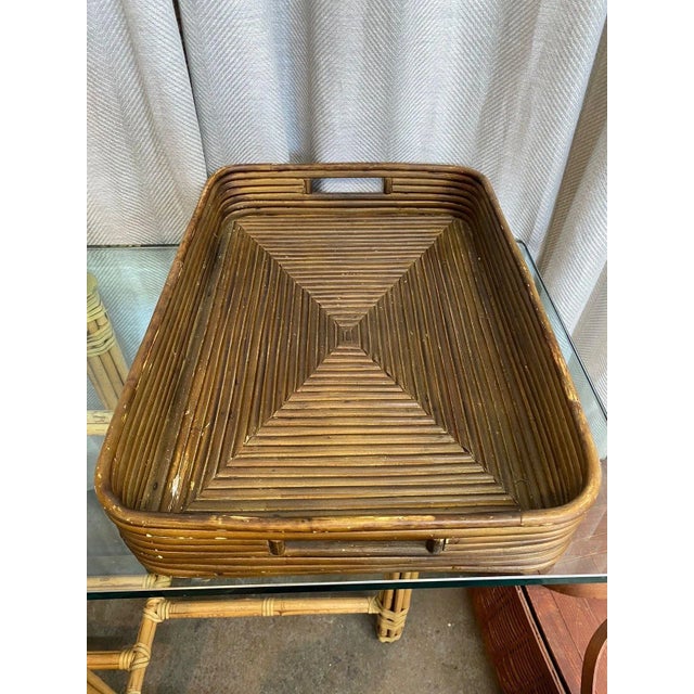 Vintage Bamboo Breakfast Tray | Chairish