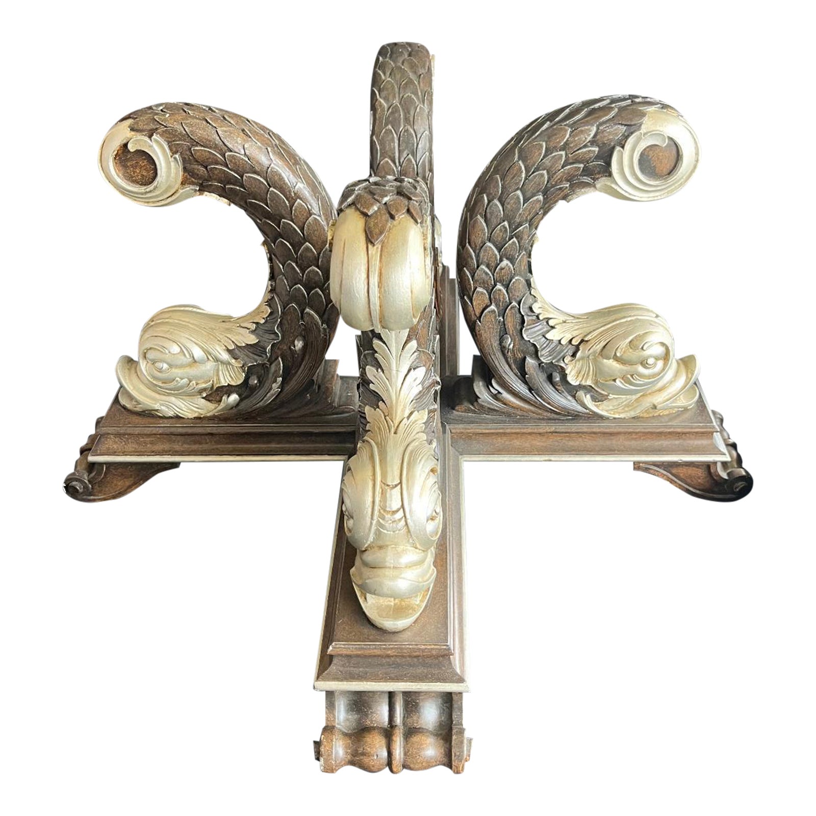 Dolphin Table Base | Chairish