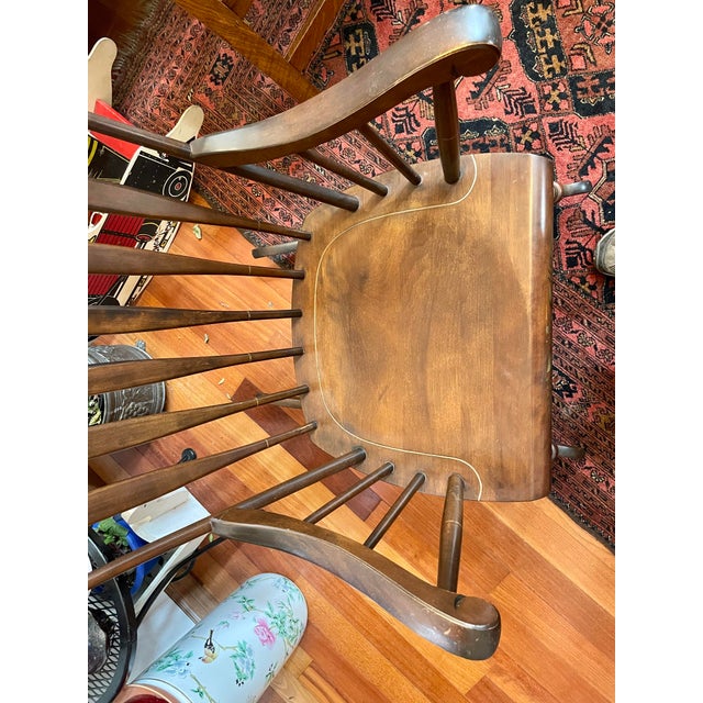 Mid 20th Century S. Bent and Brothers Hitchcock Style Rocker | Chairish