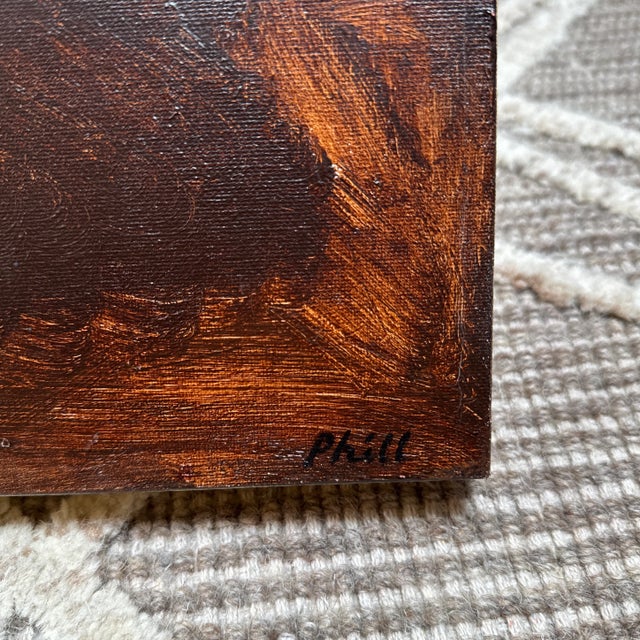 Daniel Phill "Diver" Original Oil Painting | Chairish