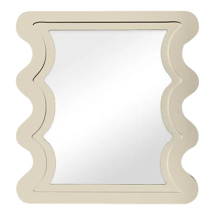 Fleur Home Carnival Mystic Rectangle Mirror in Delaware Putty, 30x40 ...
