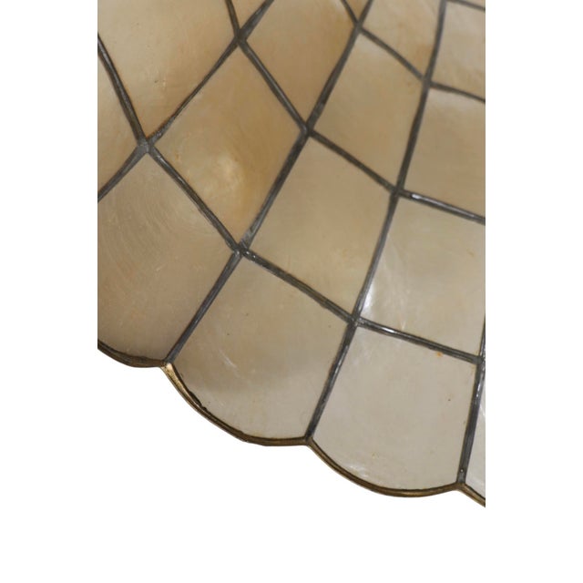 Vintage Capiz Shell Lamp Shade | Chairish