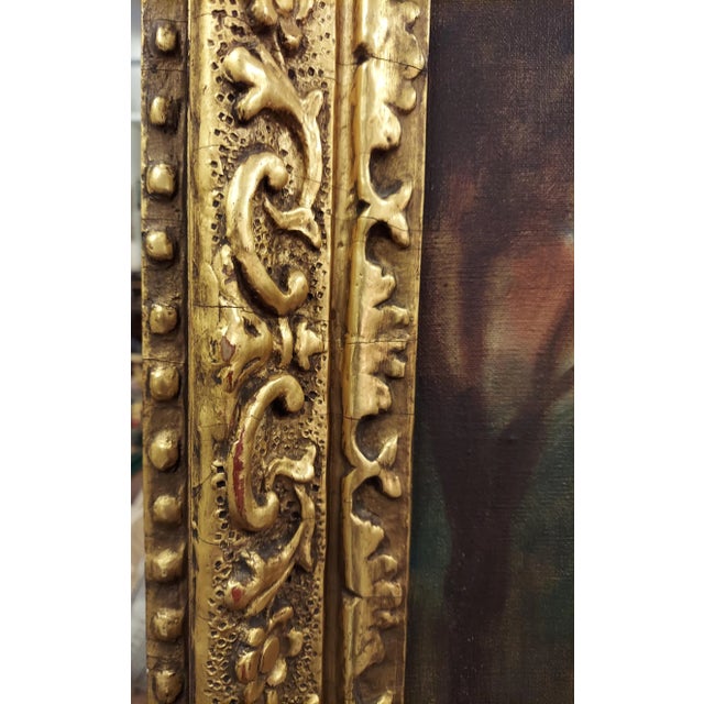 Vintage Robert Martin Oil Painting "The Meetinghouse" with Newcomb ...