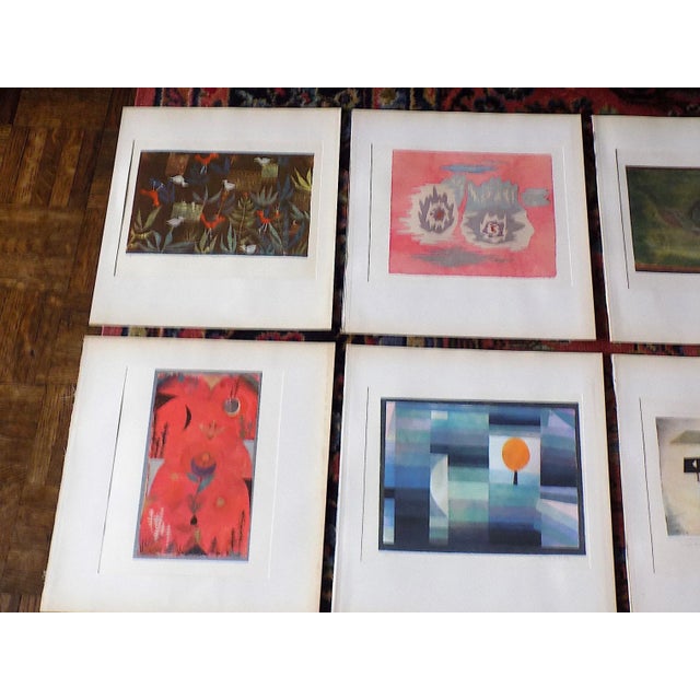 Vintage Mid 20th Century Modern Paul Klee Abstract Lithographs - Set of ...