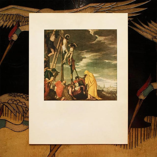 1953 After Veronese "Calvary", Vintage Full-Color Print | Chairish