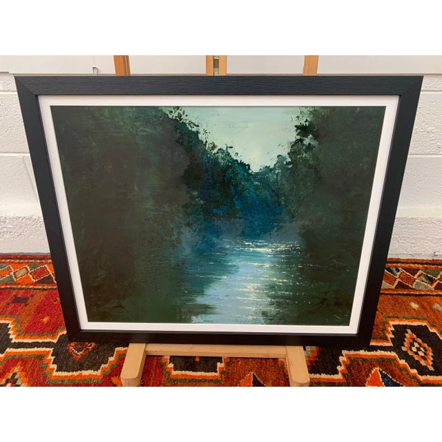 Colin Halliday, Impressionistic English River Landscape Original Oil ...