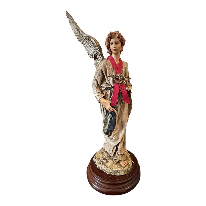 Angela Tripi Nativity Angel Figure – 14" Tall X 5" Wide (1988) | Chairish