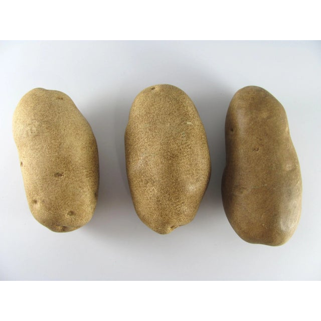 Realistic Faux Fake Artificial Ceramic Vegetable Potato Food - Set of 3 ...