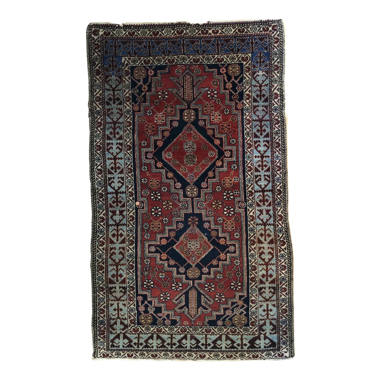 Antique Persian Luri Rug, C. 1920 - 3′2″ × 5′7″ | Chairish