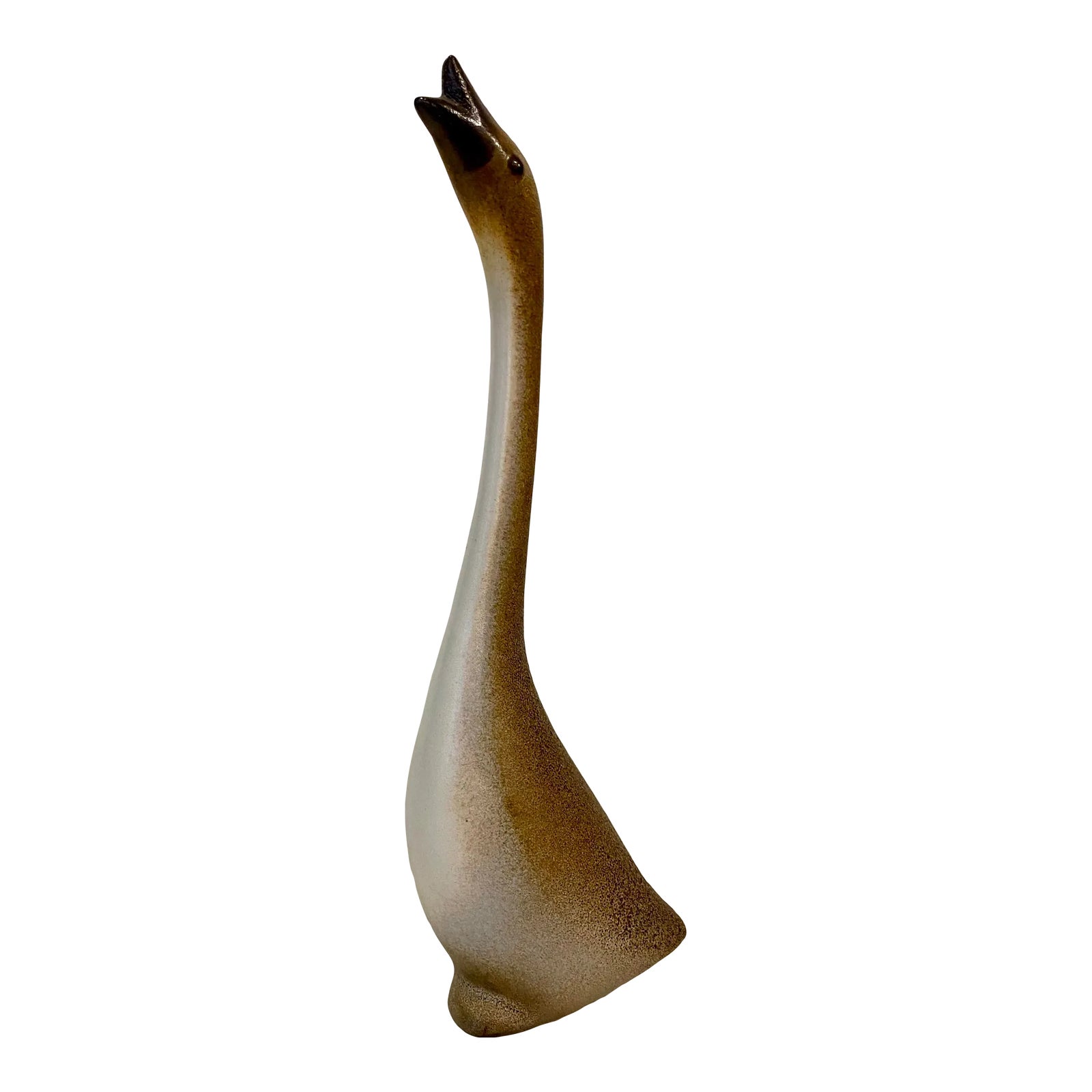 Large Vintage Late 20th Century Howard Pierce Porcelain Goose | Chairish
