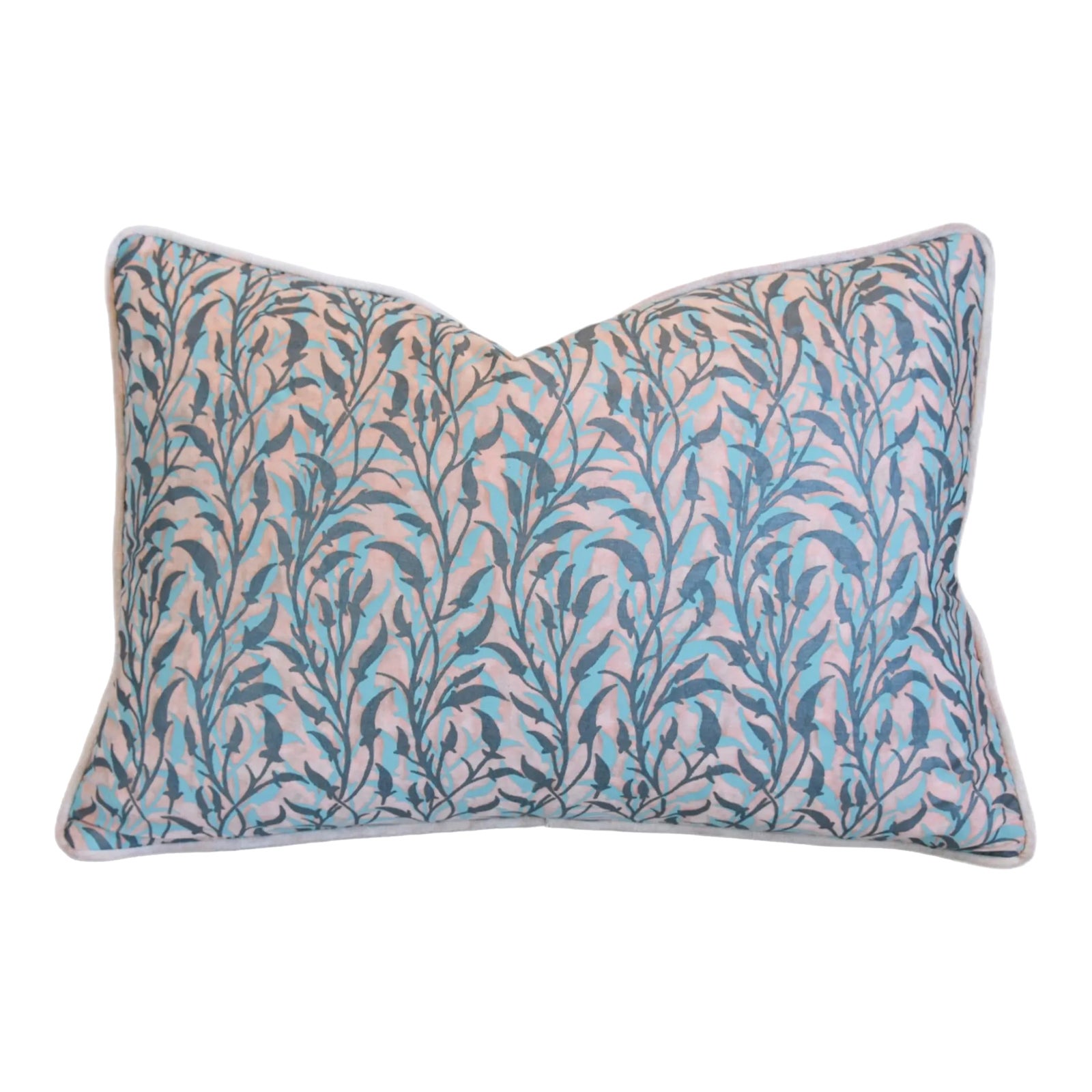 Italian Designer Mariano Fortuny Orfeo Botanical Feather/Down Pillow ...