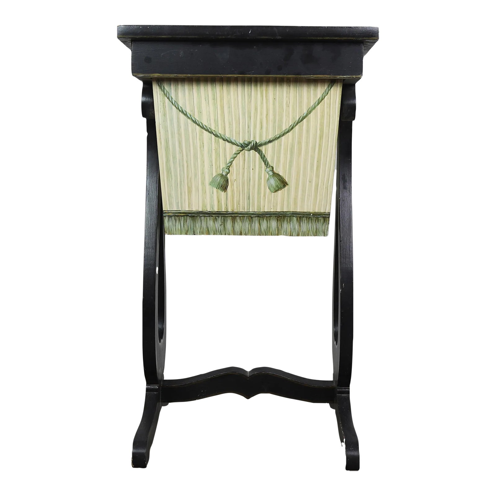 Vintage Hand Painted Sewing Side Table From Brunschwig & Fil's Old ...