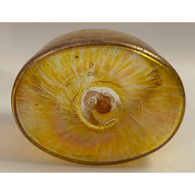 1910s Loetz Candia Papillon Covered Jar or Box With Applied Lion’s Head ...