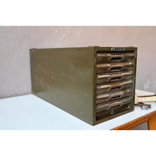 Small Kardex Industrial Atelier Cabinet | Chairish