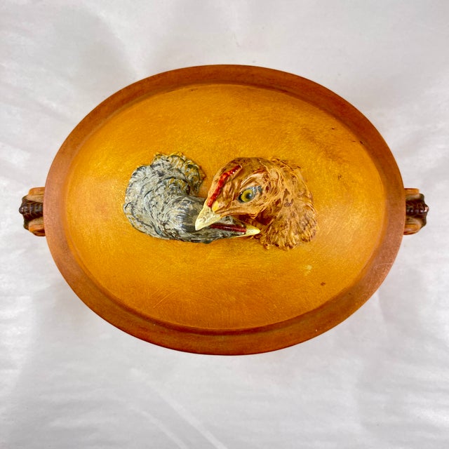 French Pillivuyt Porcelain Large Chicken Tureen or Roaster | Chairish