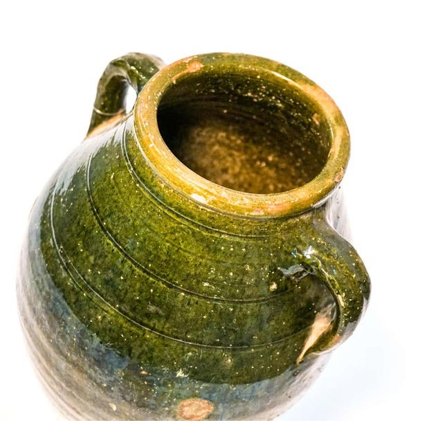 1950s Green Glazed Vessel From Greece | Chairish