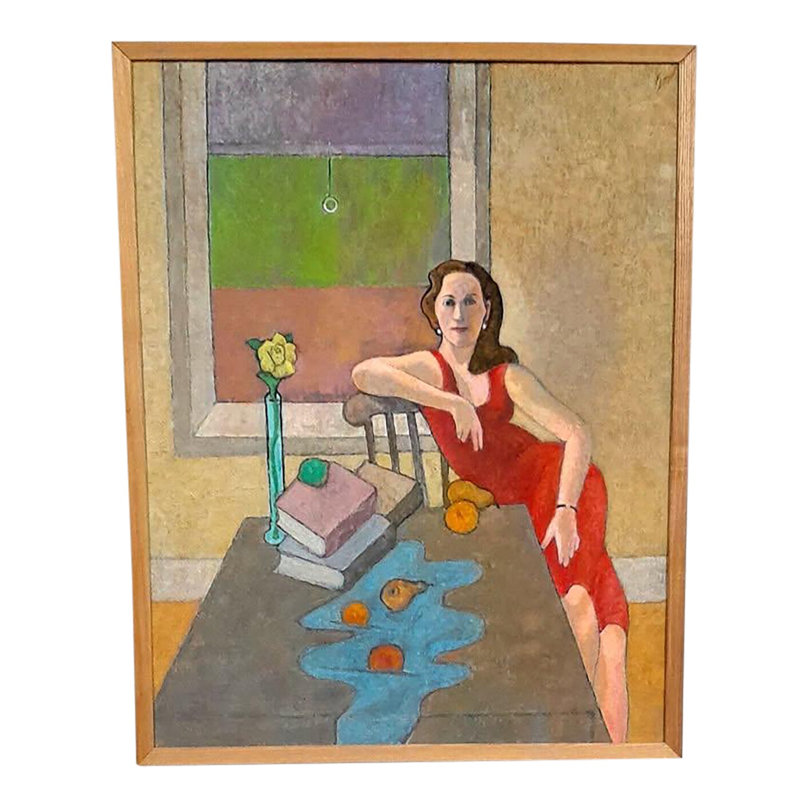 Robert Finch 20th C. American Contemporary Figure & Still LIfe Oil on ...