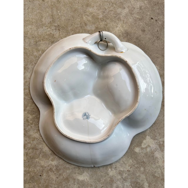 C 1900 Victoria Carlsbad Austria Louis XV and Marie-Thérèse Porcelain Serving Dish Serve Ware ...