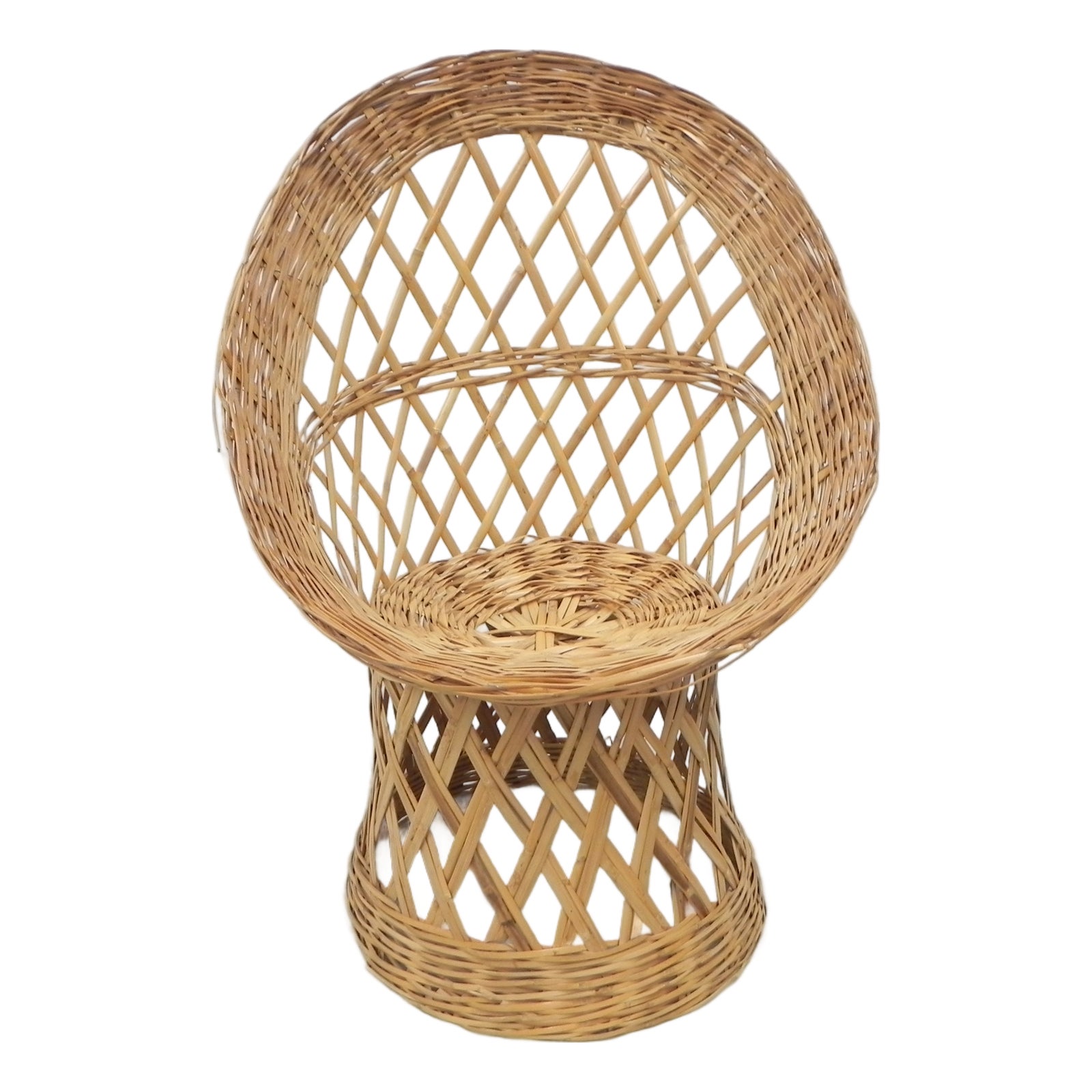 Vintage Rattan Chair, 1970s | Chairish
