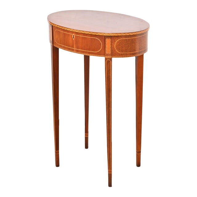 Baker Furniture Colonial Williamsburg Federal Inlaid Mahogany ...