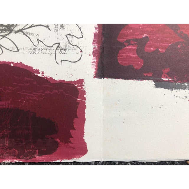 1970 Antoni Clave Modern Lithograph From Trobador | Chairish