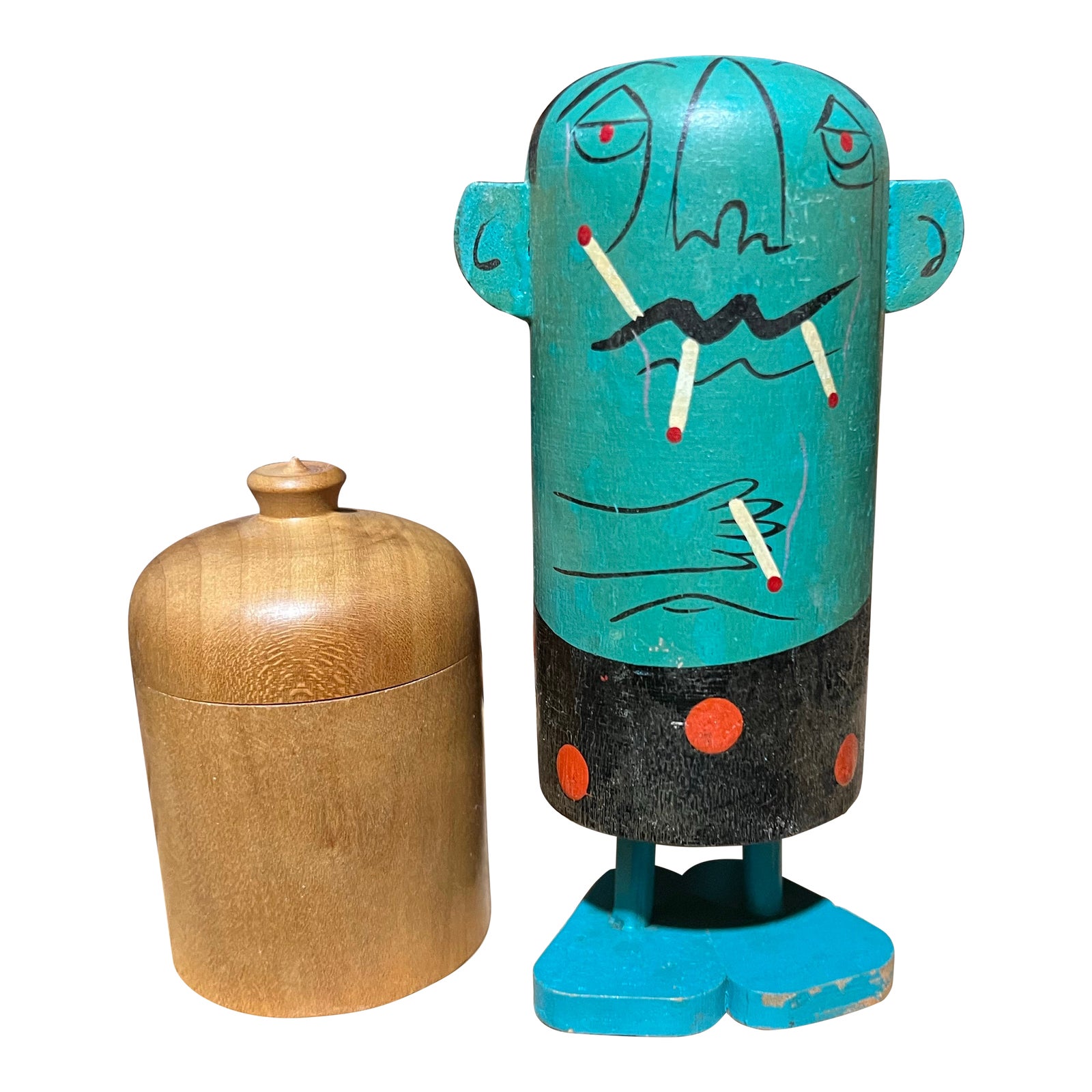 Vintage Popsie Wooden Novelty Toy | Chairish