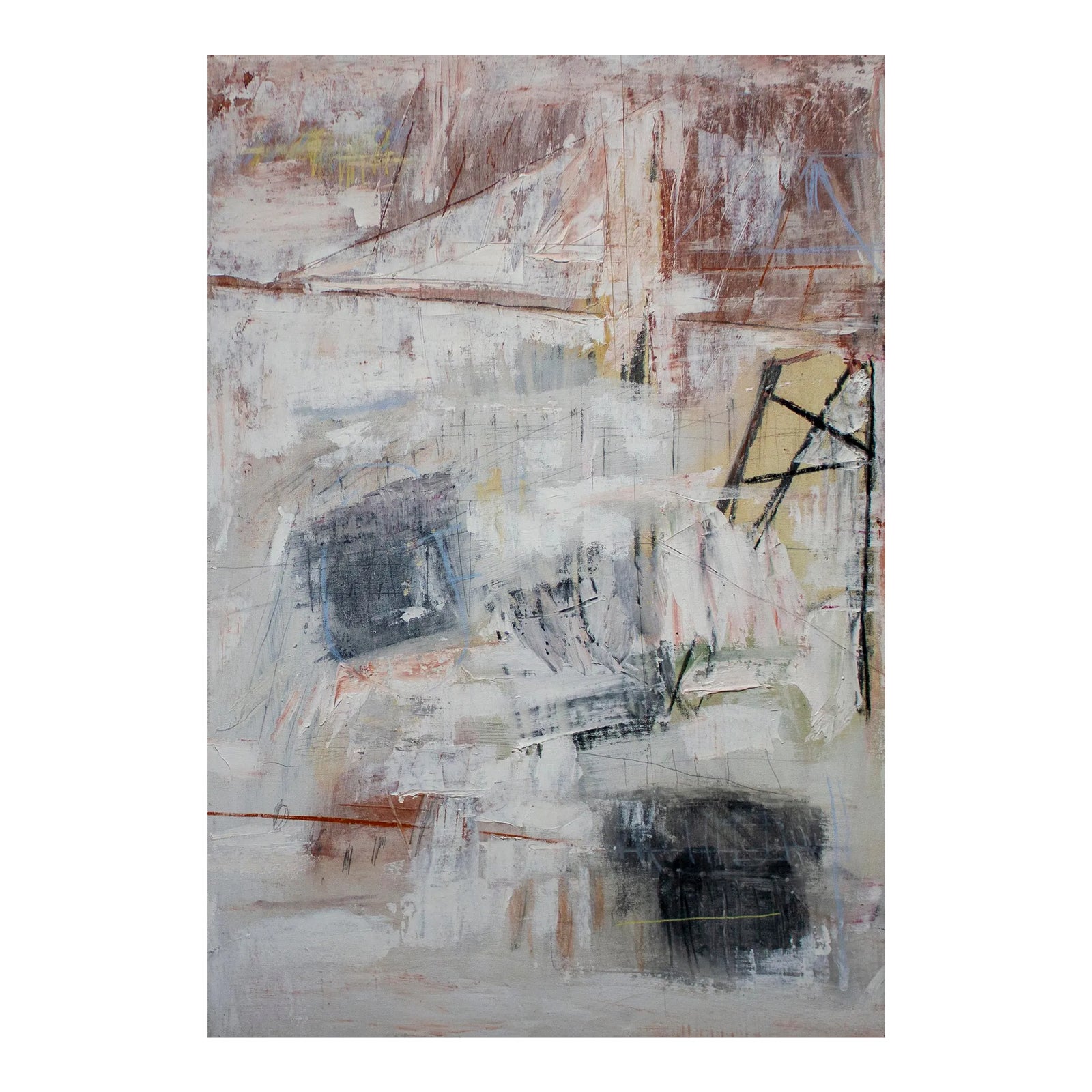 "Hands Last Held by the Festival Wheel" Contemporary Abstract Painting ...