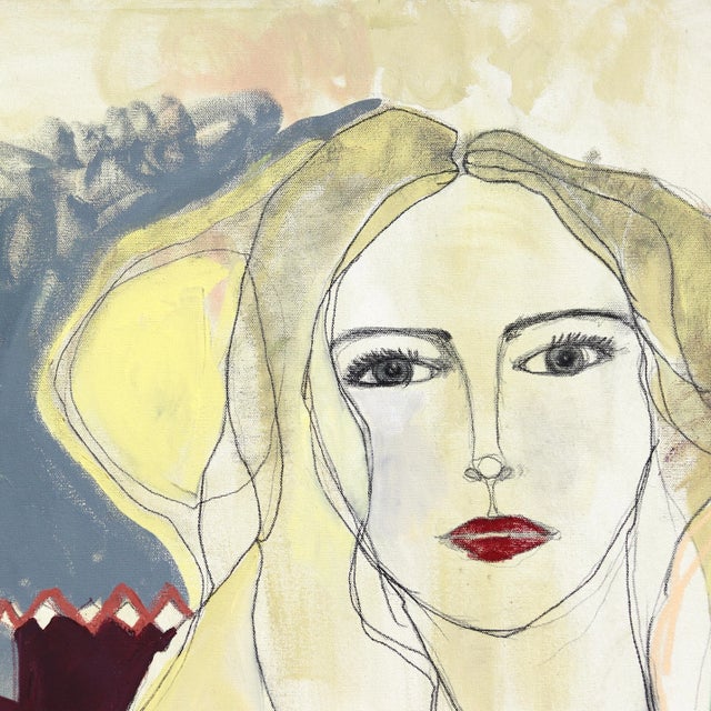 Karoline - Abstract Expressionist Contemporary Figurative Portrait ...