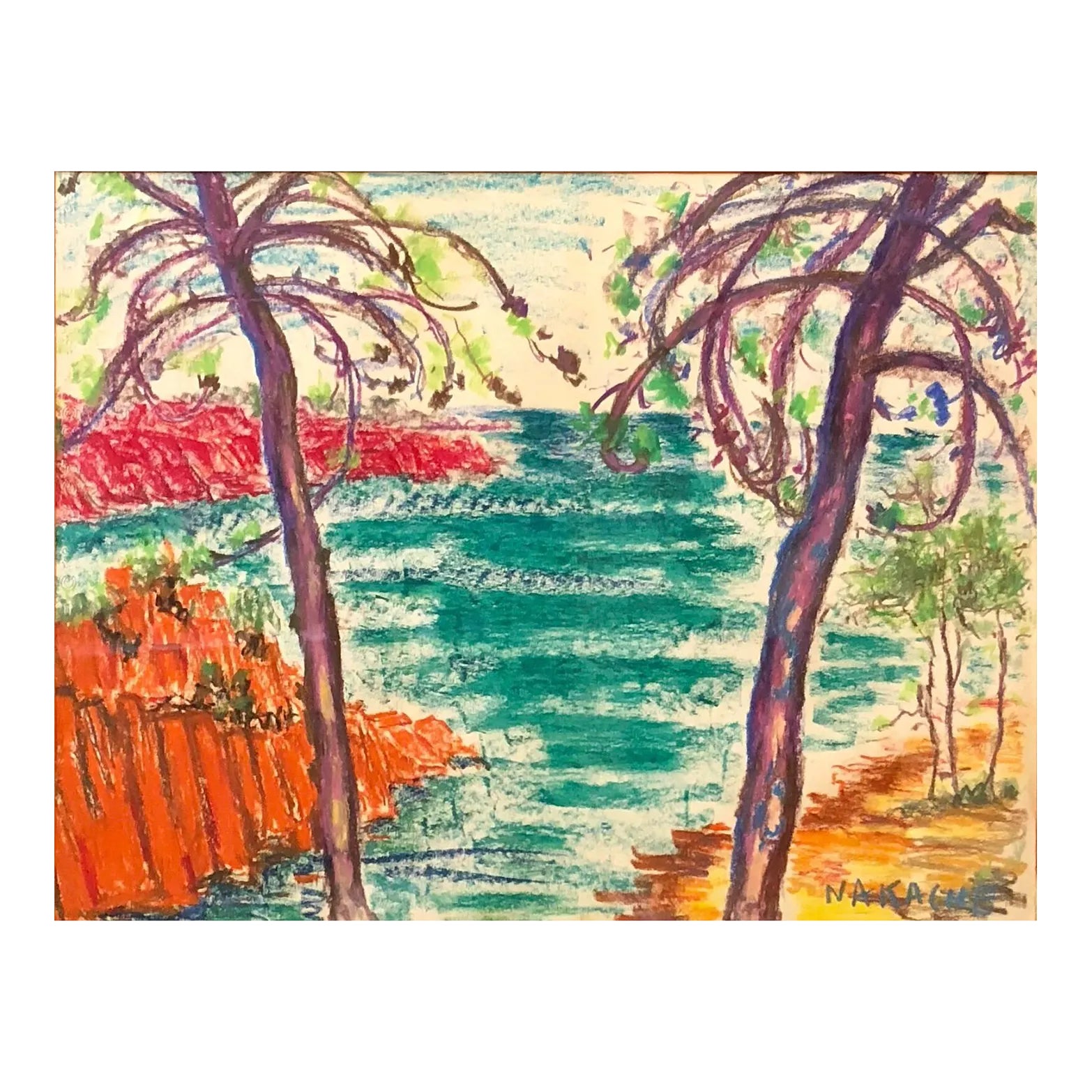 Armand Henri Nakache, Algerian French Vibrant Colorful Expressionist ...