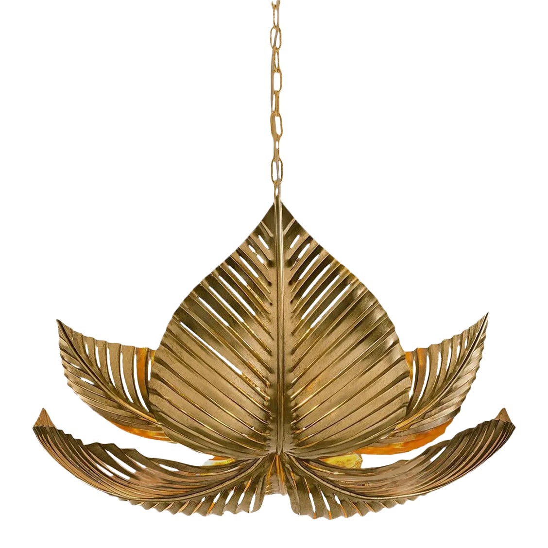 Palm Ceiling Light | Chairish