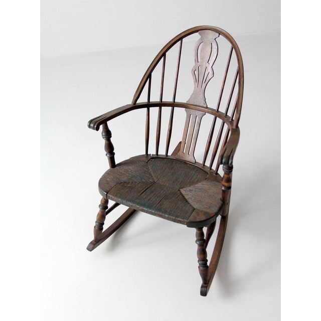 Antique Windsor Rocking Chair | Chairish