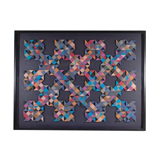 1991 Mixed Media Collage Signed by Artist Steve Redman | Chairish