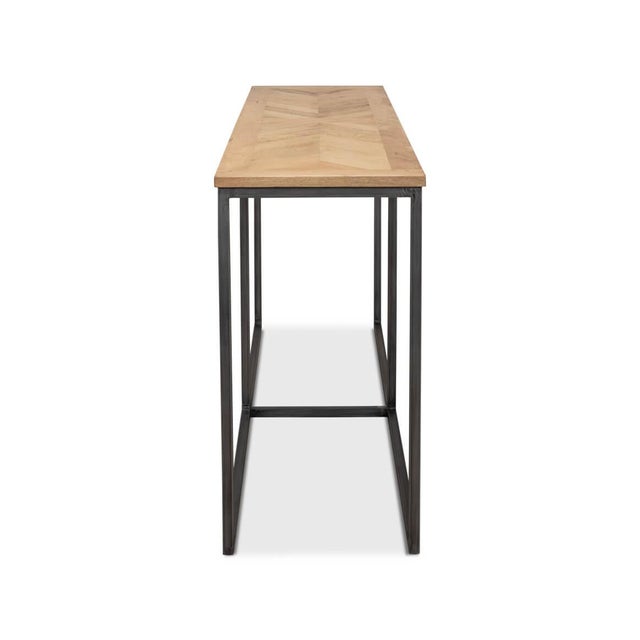 Industrial Console Tables - Set of 3 | Chairish