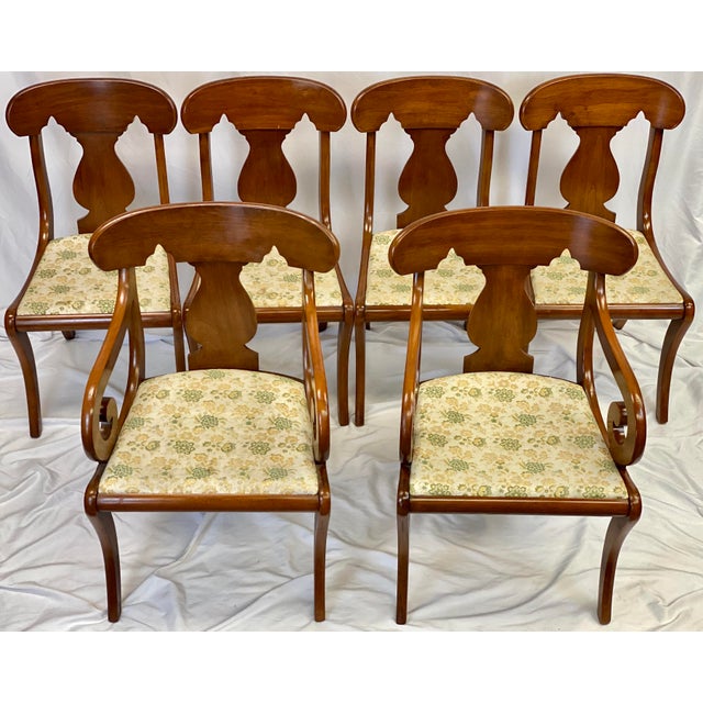 Mid 20th Century Solid Cherry Henkel Harris Empire Style Brewster ...