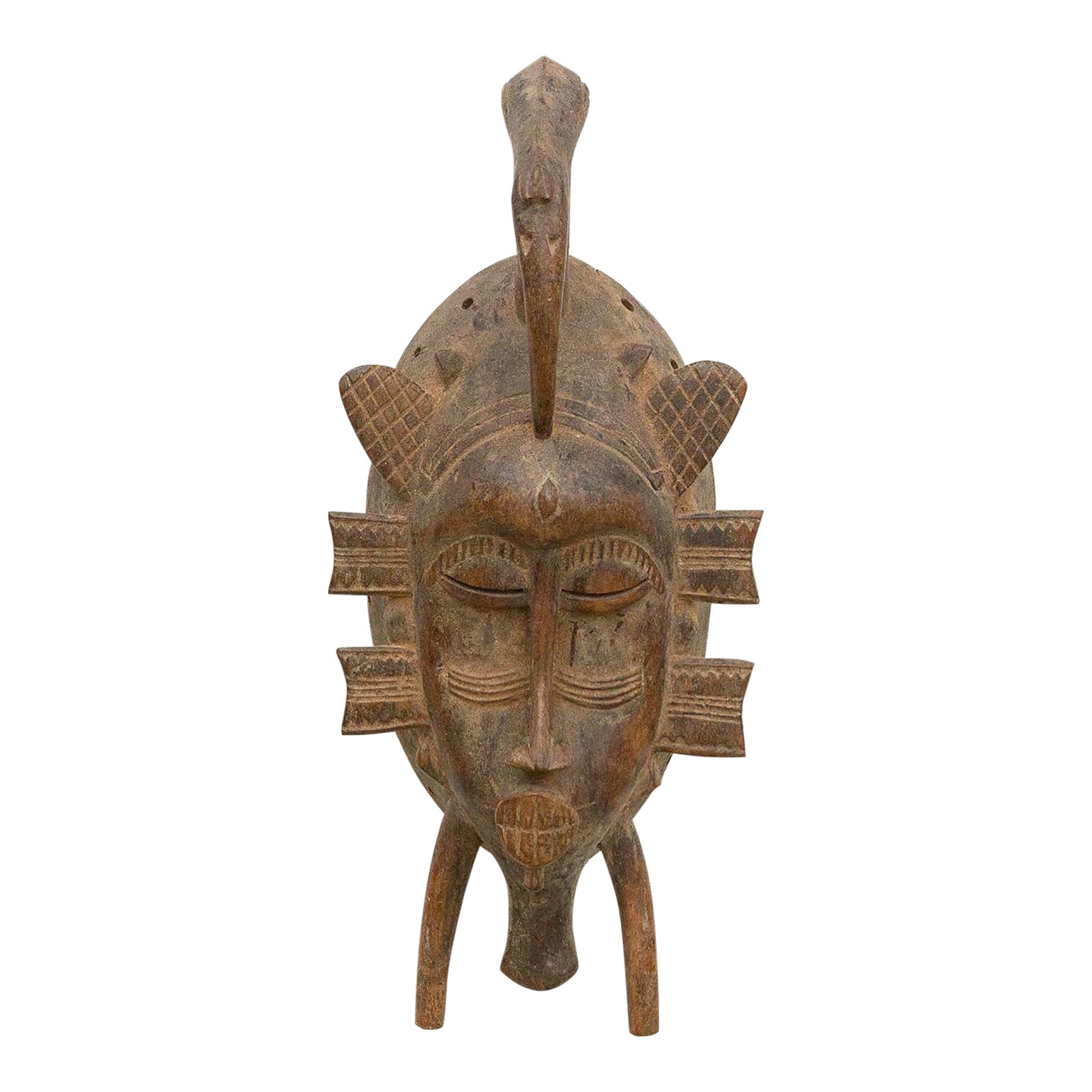 West African Kpelle Ancestral Mask Art | Chairish