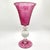 Pairpoint Engraved Ruby Crystal Chalice Vase, Controlled Bubble, Circa ...
