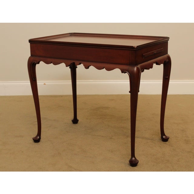 Kittinger Colonial Williamsburg Mahogany Queen Anne Tea Table (CW 8 ...
