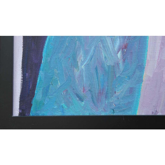 1980s "The Couple" Postmodern Acrylic Portrait Painting of a Couple by ...