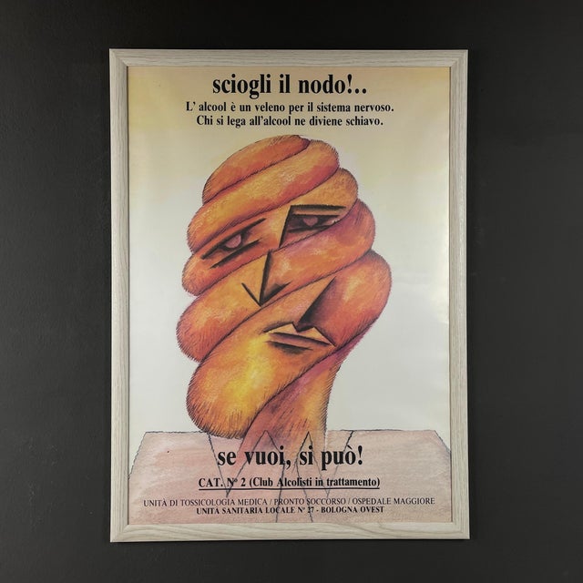 1980s Original Posters From Alcoholics Anonymous Design by Ennio ...