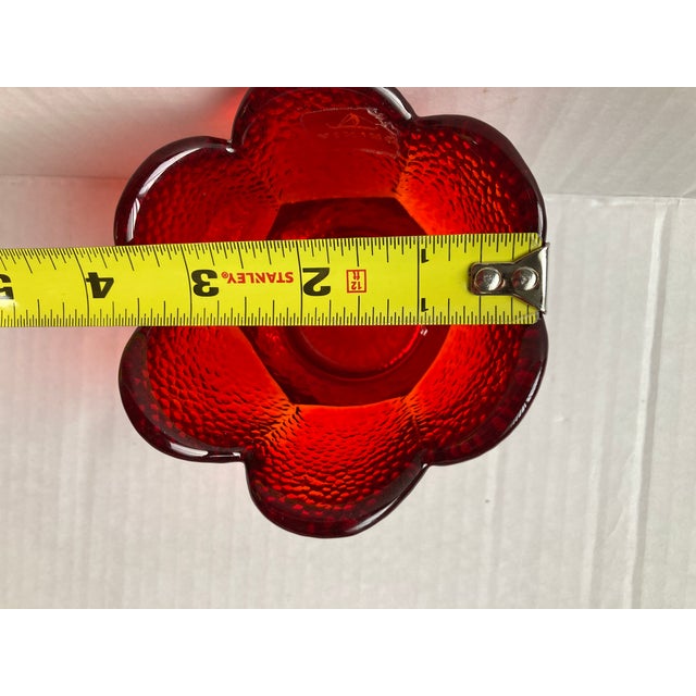 1960s Mid Century Modern Ruby Red Viking Glass | Chairish