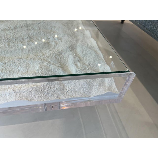 Acrylic and Paris Lime Coffee Table | Chairish