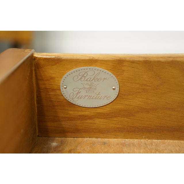 Baker Furniture Italian Neoclassical Tuscan Style 22" Accent End Table 4110 | Chairish