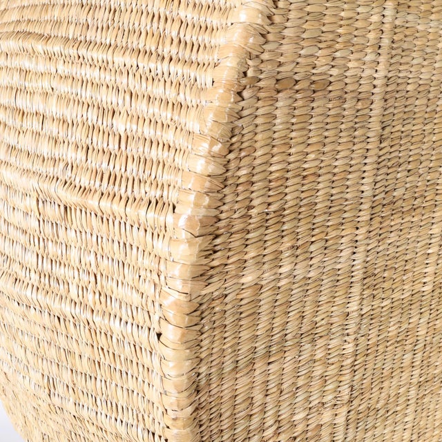 Large Scale Wicker Chair From the Fs Flores Collection | Chairish