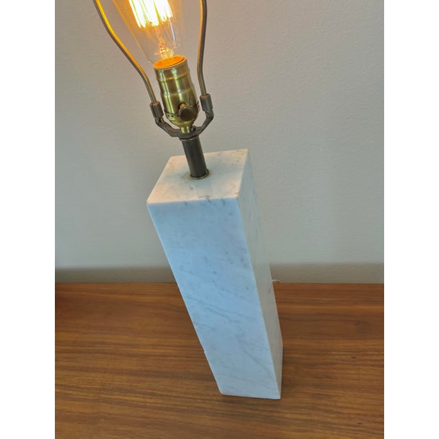 Italian Modern Style Rectangular Marble Table Lamp | by Sonneman ...