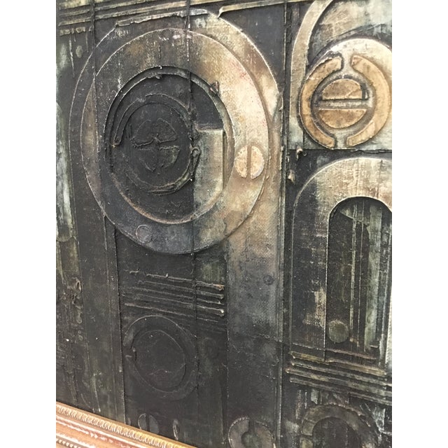 Abstract Mixed Media Painting by Donald Stoltenberg | Chairish