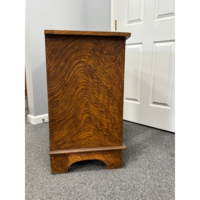 Antique English Scumbled Chest of Drawers | Chairish